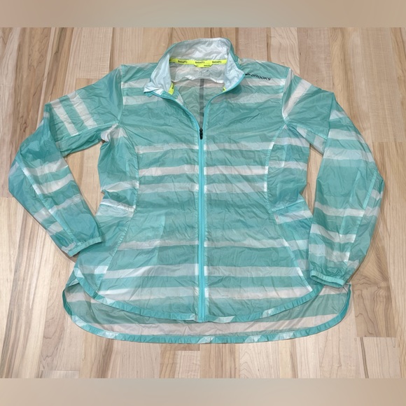 Brooks | Jackets & Coats | Brooks Run Happy Feather Light Windbreaker ...